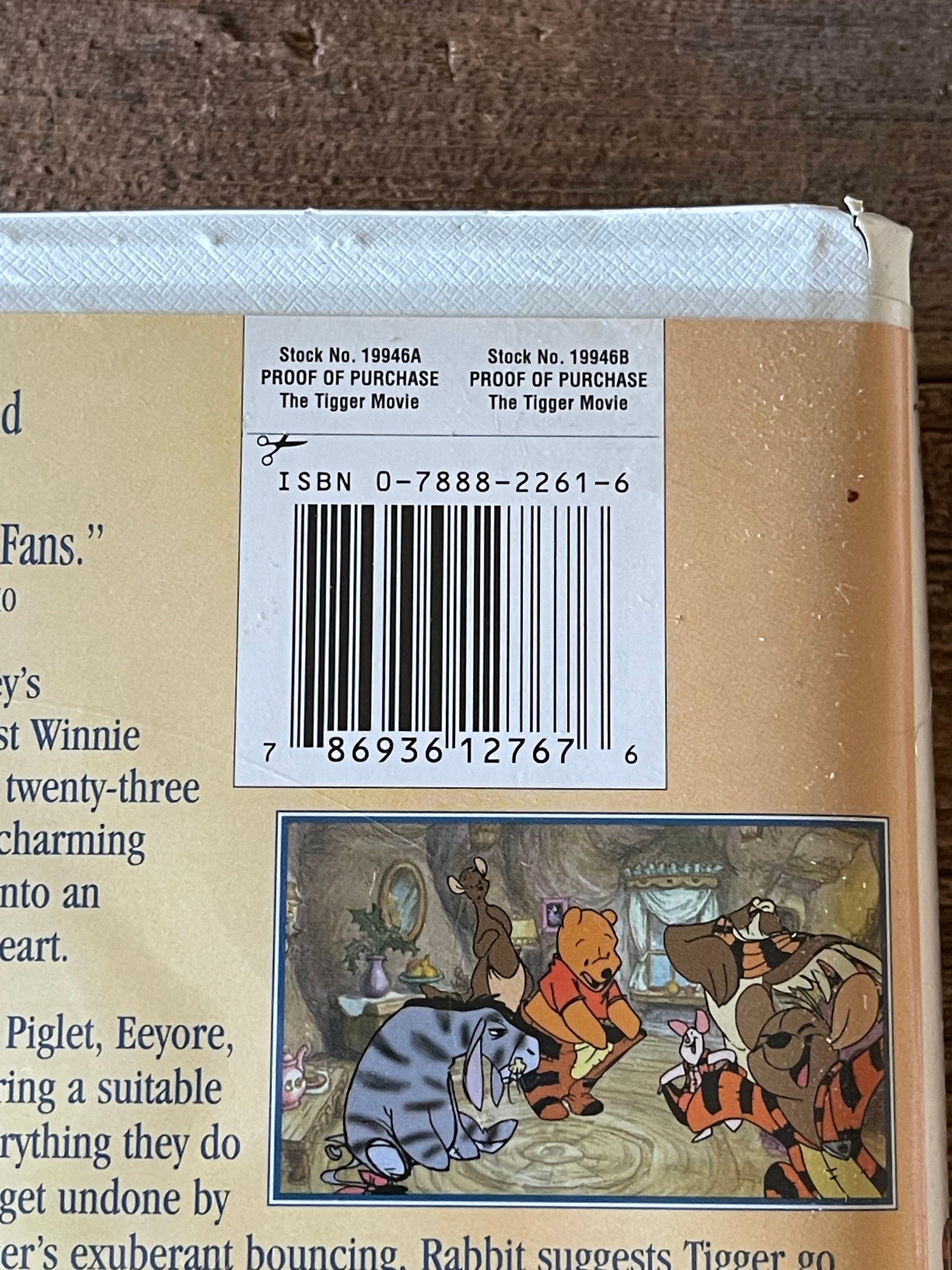 The Tigger Movie // Walt Disney // Vintage VHS Movie // 2000 - Etsy ...