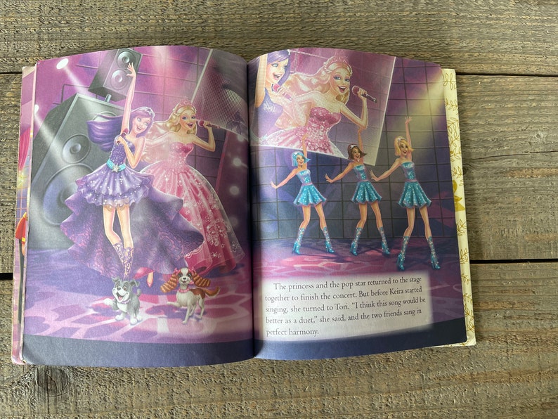 Vintage Barbie Golden Books // Set of 2 // the Diamond Castle and the ...