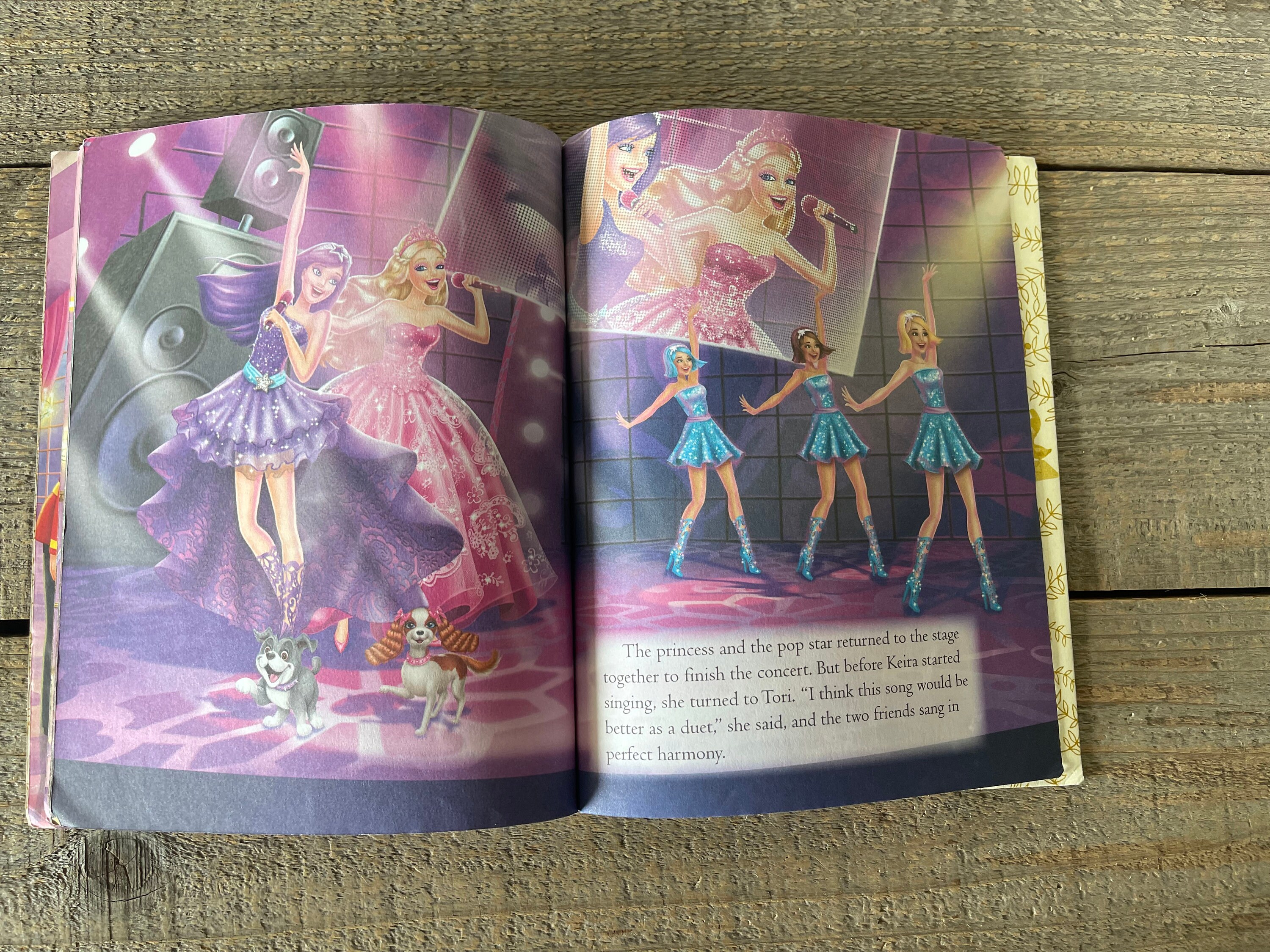 Vintage Barbie Golden Books // Set of 2 // the Diamond Castle and the ...