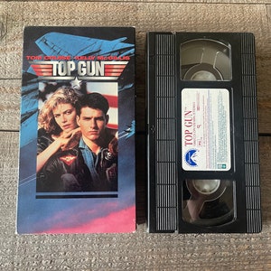 Top Gun // 1996 Vintage VHS Movie // Tom Cruise, Kelly Mcgillis - Etsy
