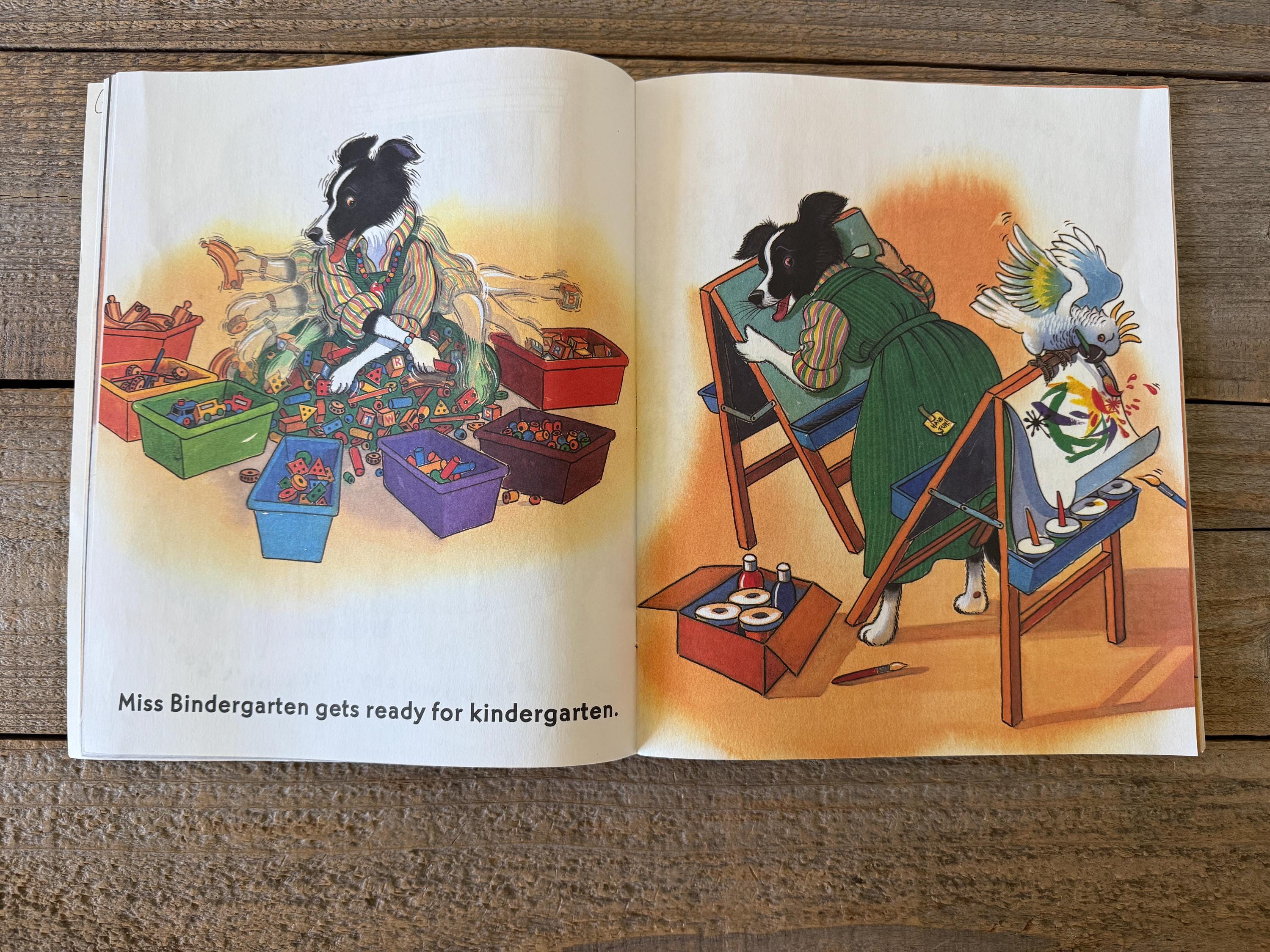 Miss Bindergarten Gets Ready for Kindergarten Book and Cassette - 1998 ...