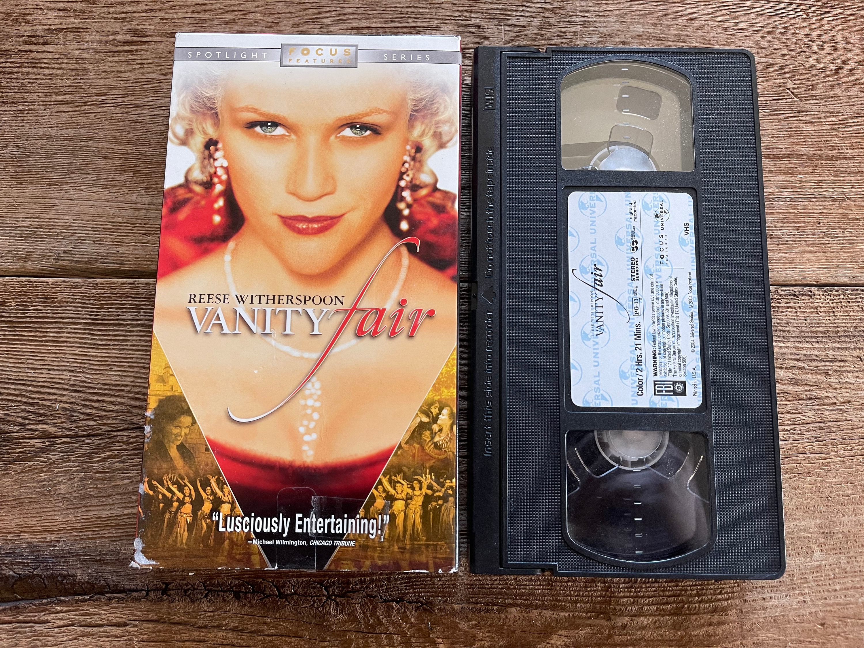 Vanity Fair VHS // Reese Witherspoon // Vintage VHS Movie - Etsy