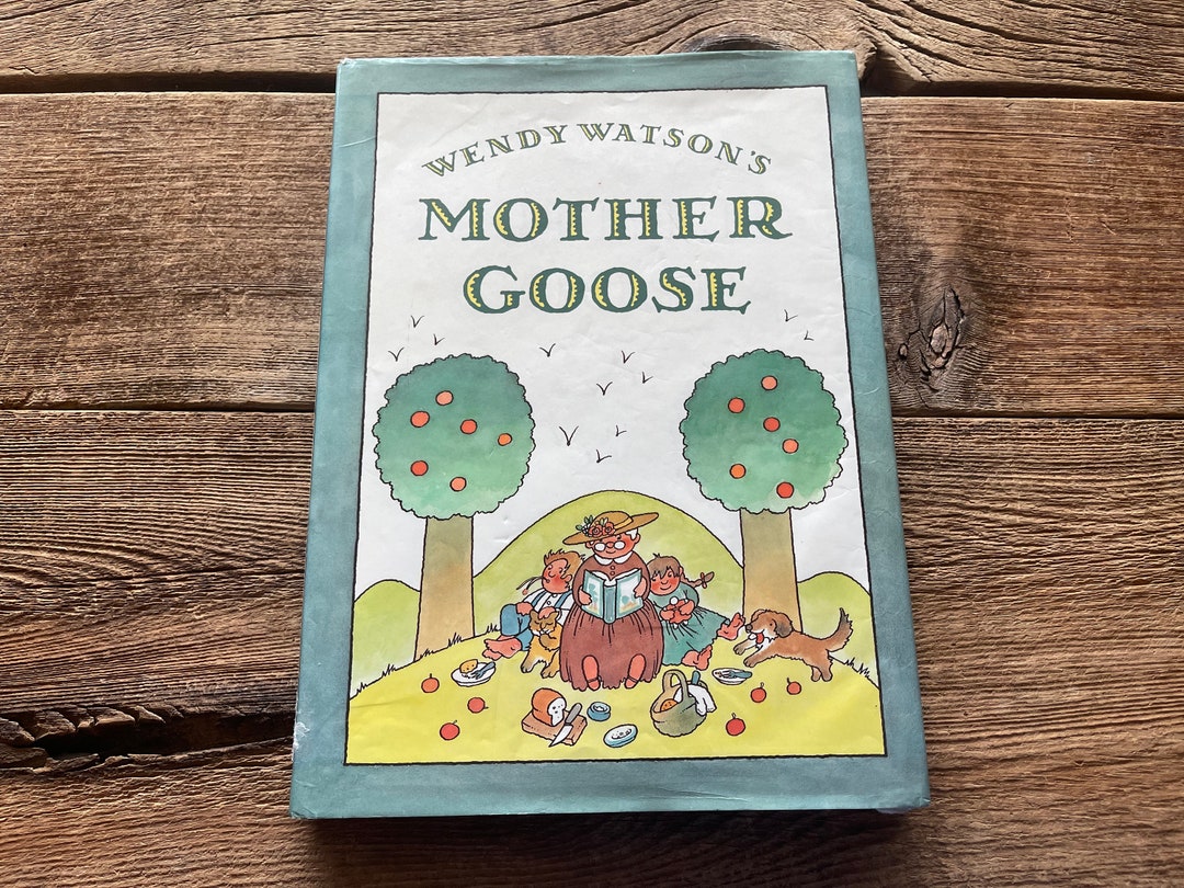 Wendy Watson's Mother Goose Book // 1989 // Large Oversized Book With ...