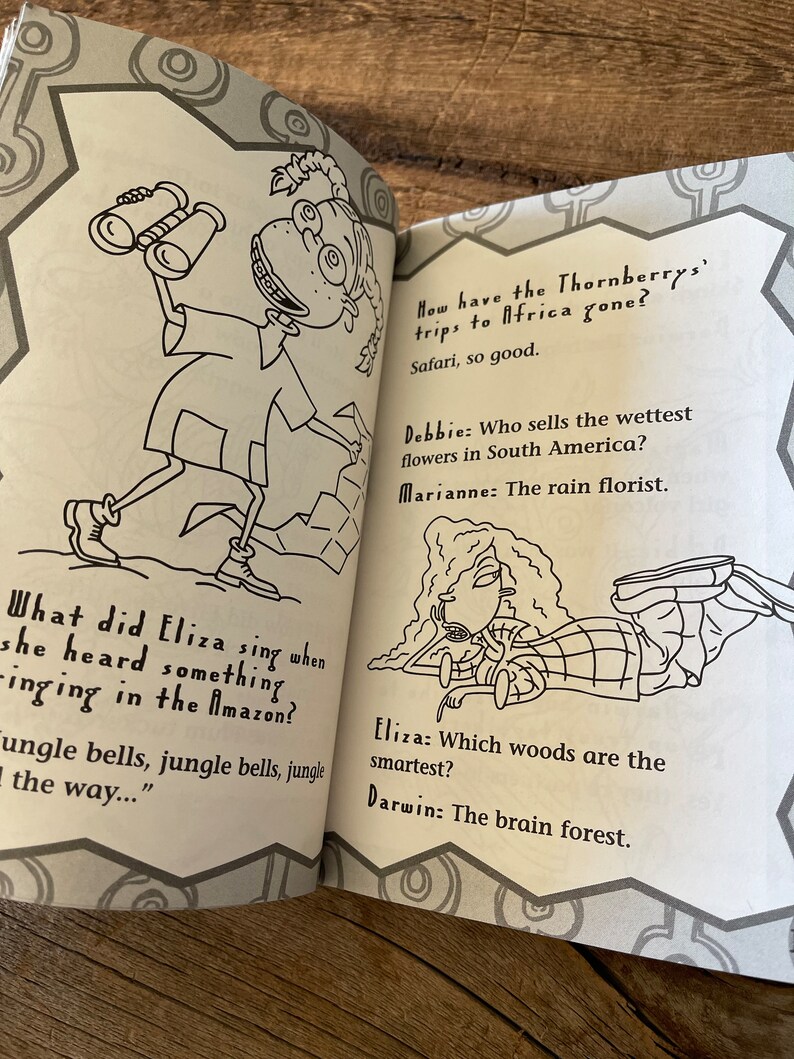 The Wild Thornberrys Joke Book // David Lewman // 2001 - Etsy
