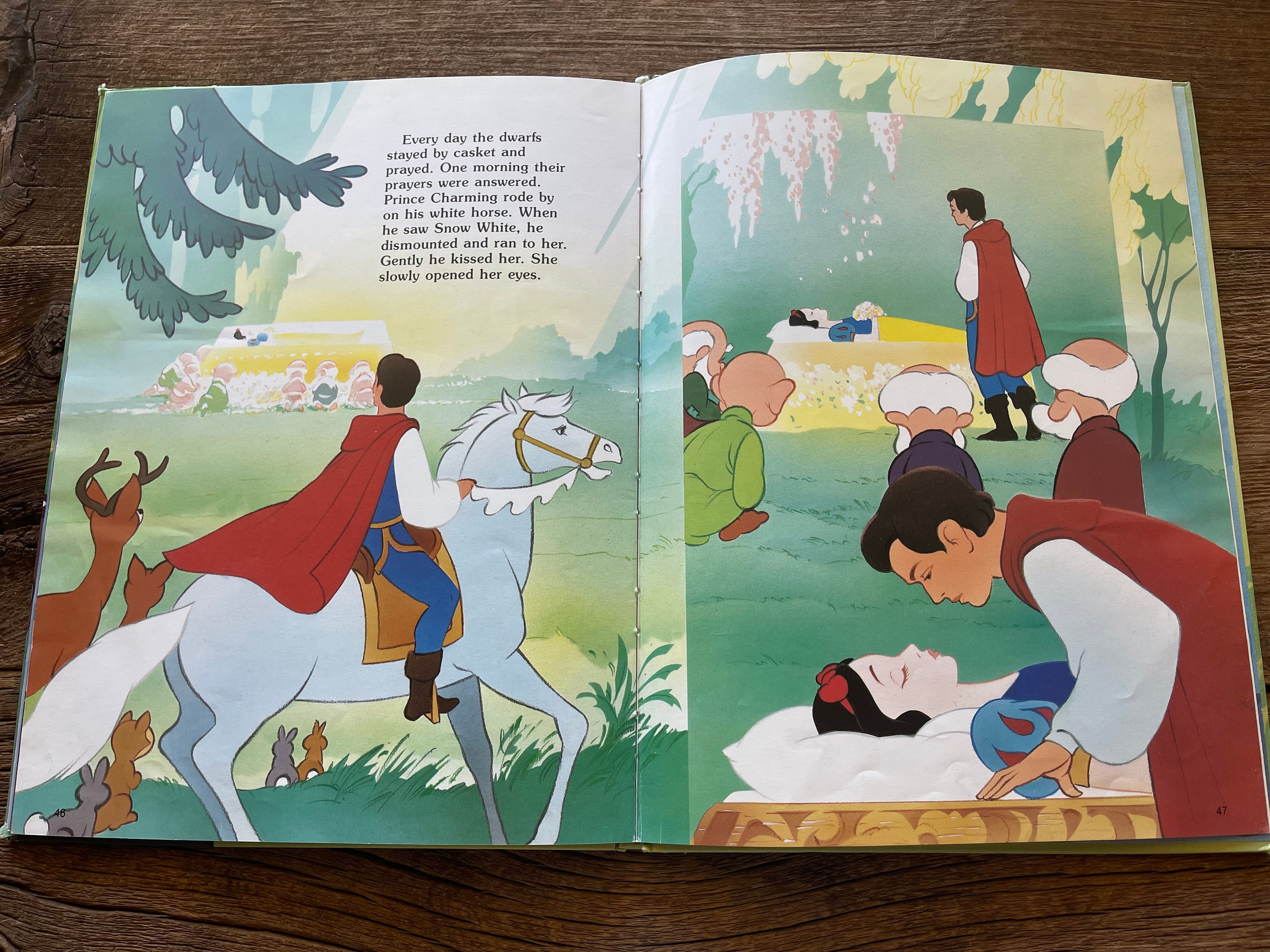 Walt Disney's Snow White and the Seven Dwarfs // Large - Etsy