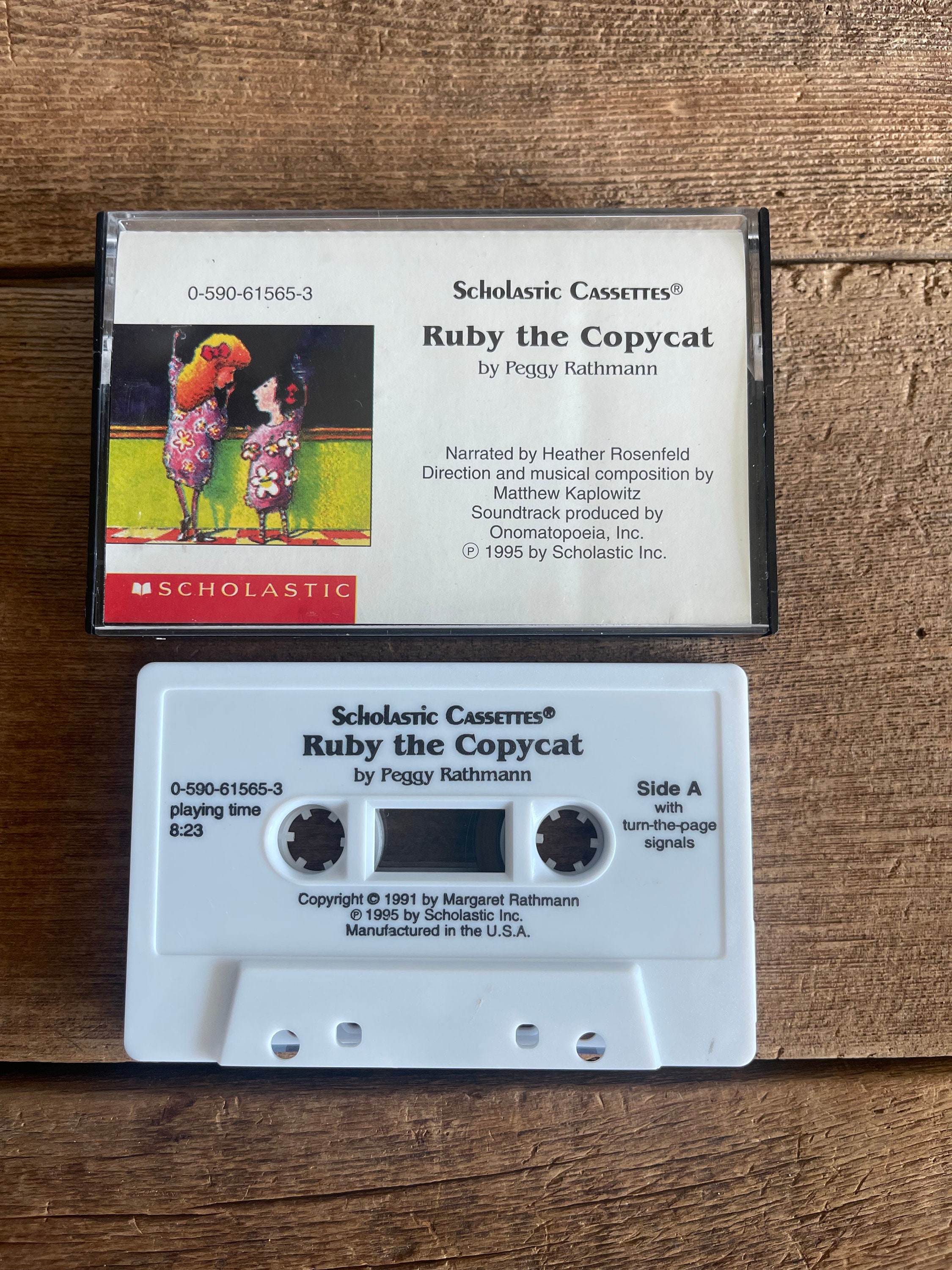 Ruby the Copycat // Peggy Rathmann // Vintage Scholastic Book - Etsy