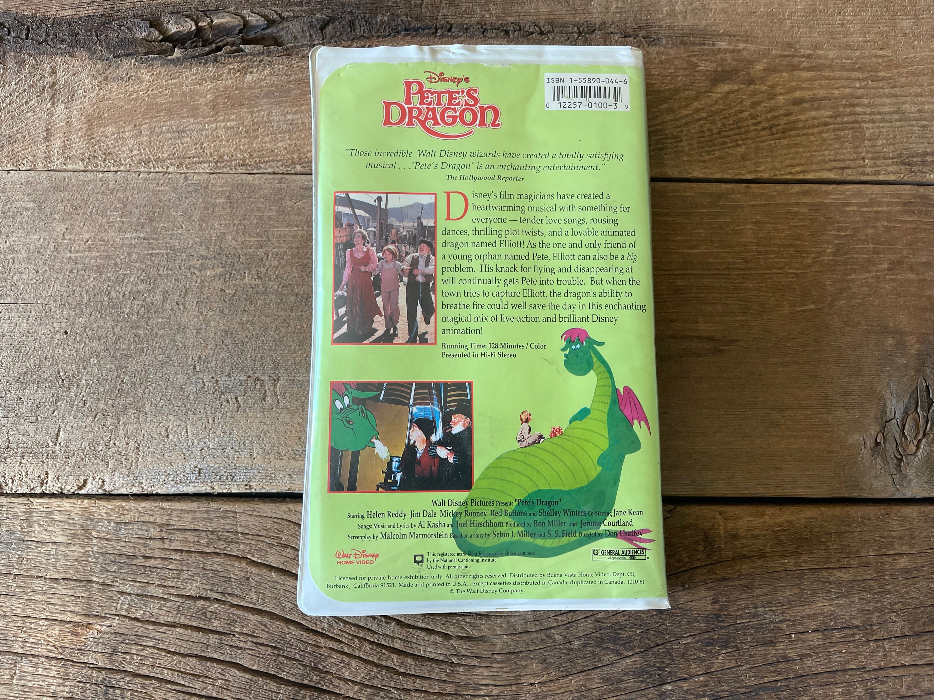 Pete's Dragon // Vintage Walt Disney VHS Tape// Home Video - Etsy
