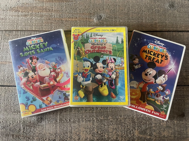 Mickey Mouse Clubhouse Dvds // You Choose // Mouseketeers // Walt ...