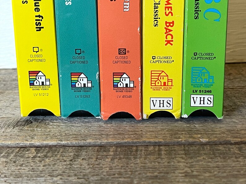 Vintage Dr. Seuss VHS Movies // You Choose // Beginner Book Video - Etsy