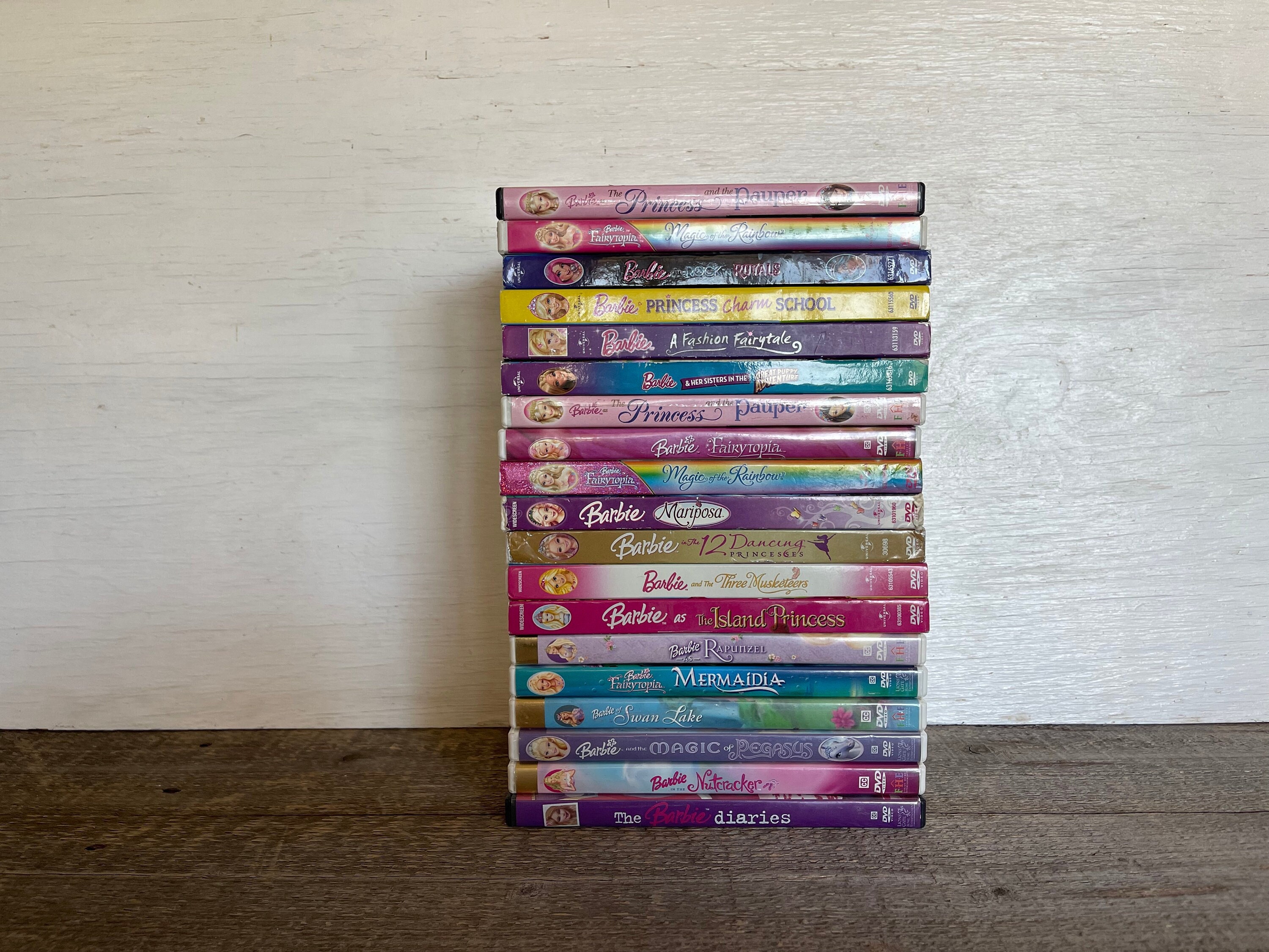 Vintage Barbie Dvds // You Choose // Fairytopia, Mermaidia, Rapunzel ...