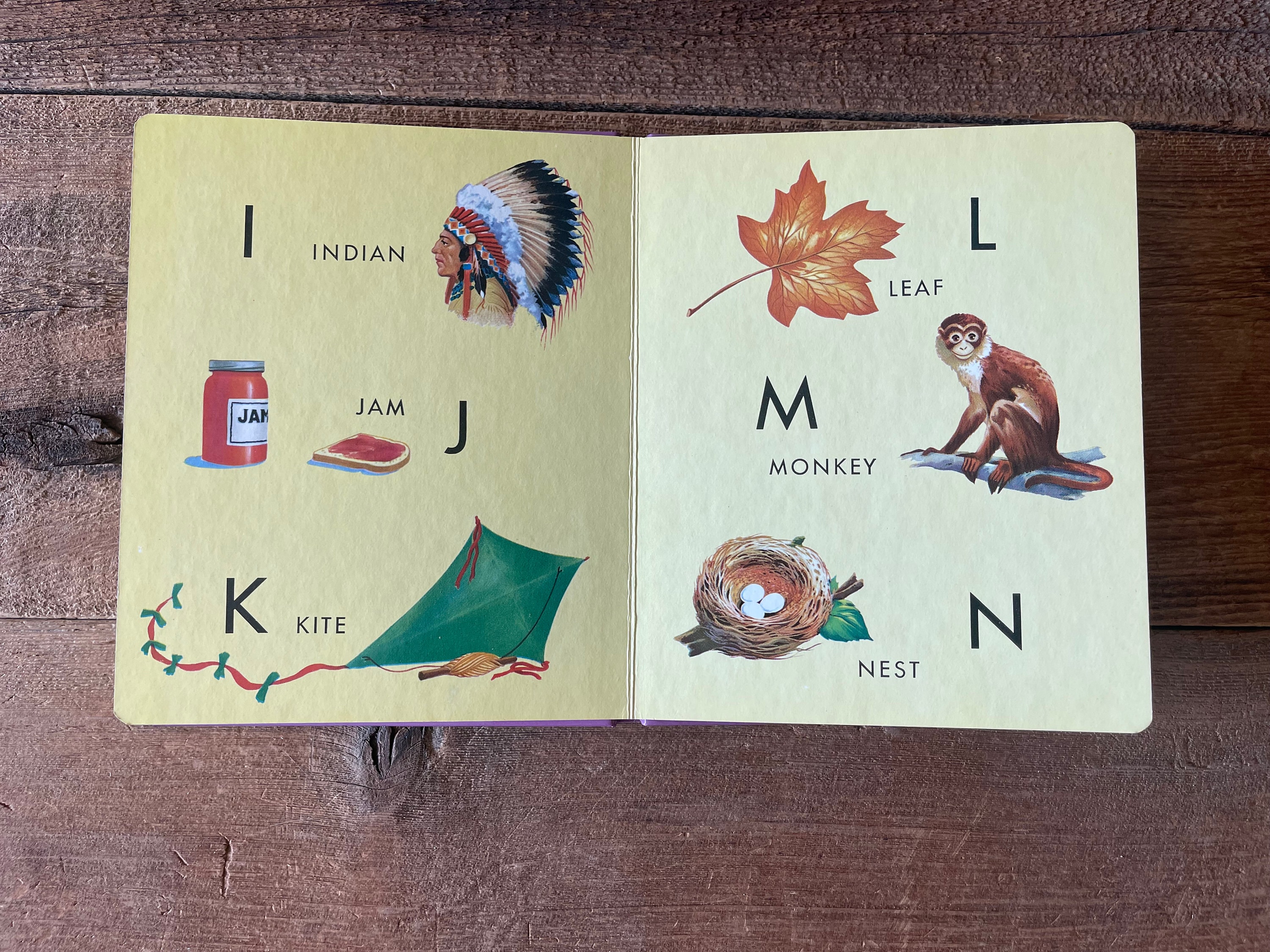 Baby's First ABC Board Book // Teddy Board Book // - Etsy