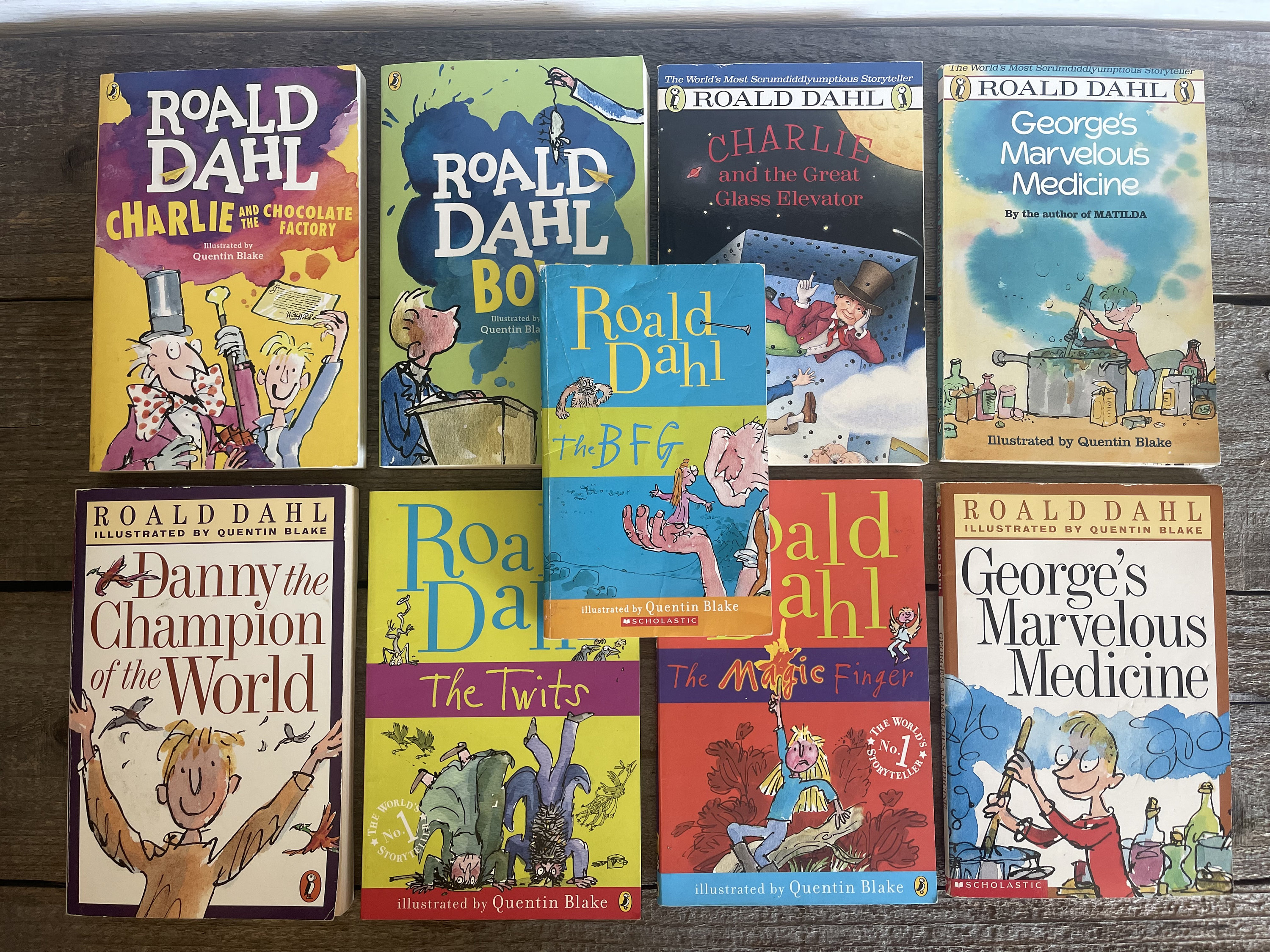 Roald Dahl Books // You Choose // BFG Twits Magic Finger - Etsy