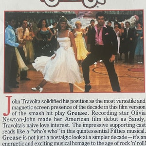 Grease // Vintage 1977 Movie // 1990 VHS // John Travolta, Olivia ...