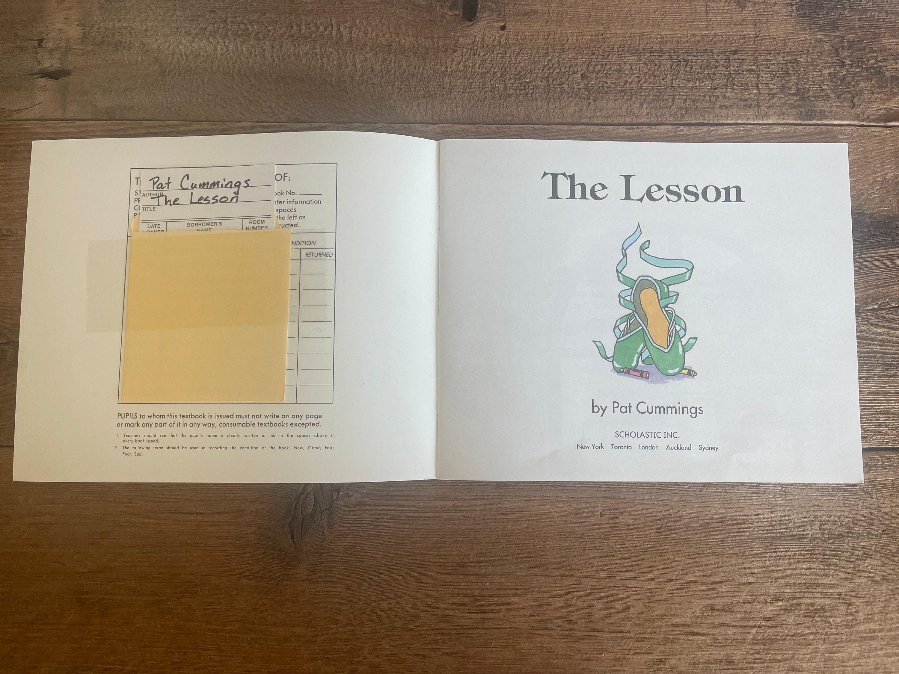 The Lesson // Pat Cummings // Vintage Scholastic Book & Cassette Tape ...