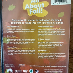 Nickelodeon All About Fall DVD // Dora the Explorer, Blue's Clues, Yo ...