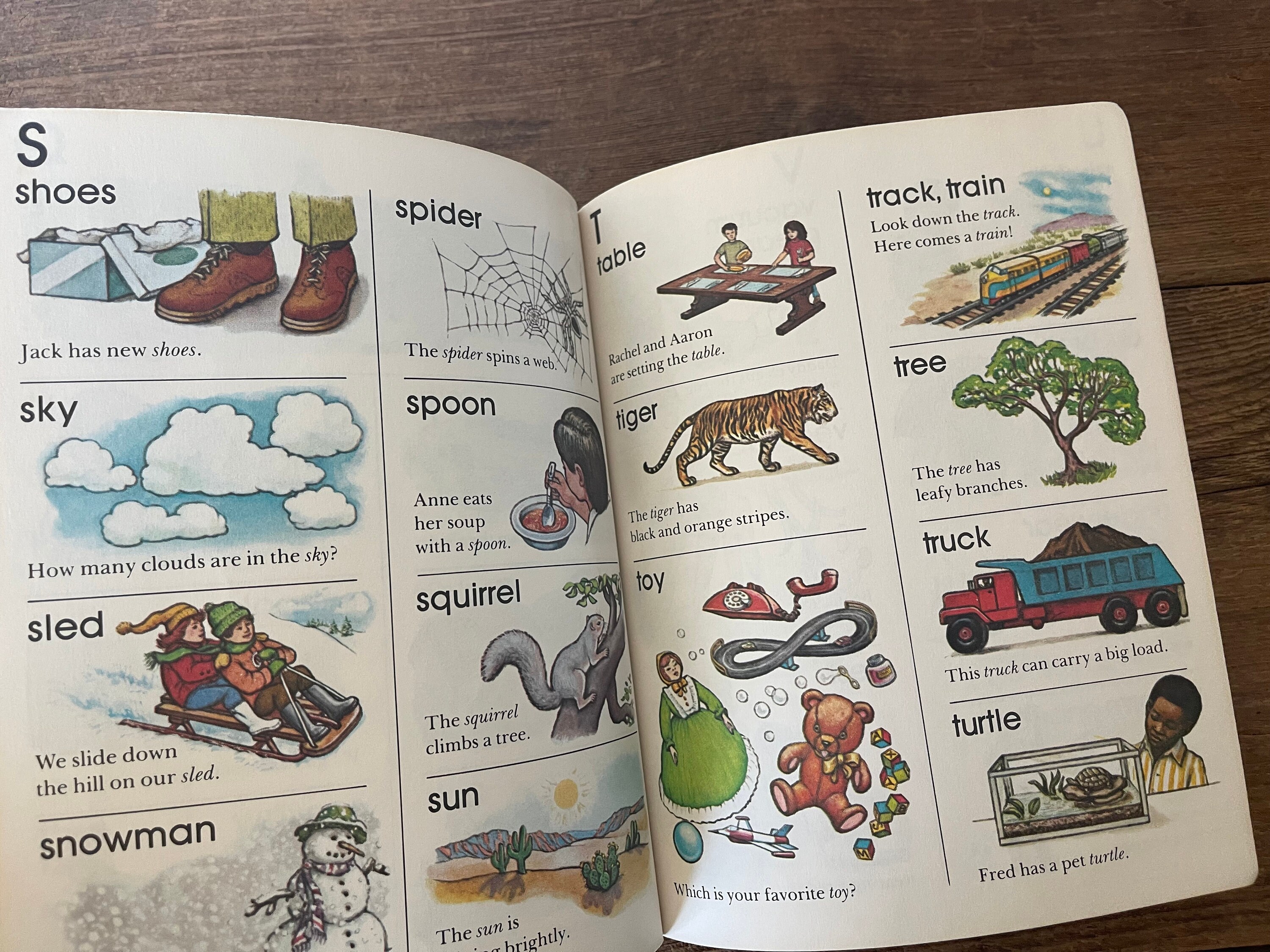 Little Golden Picture Dictionary // Little Golden Book // 1981 - Etsy