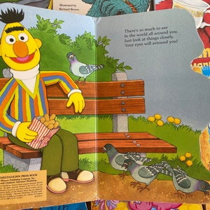 Sesame Street Board Books // Sold Individually // Jim Henson Muppets - Etsy