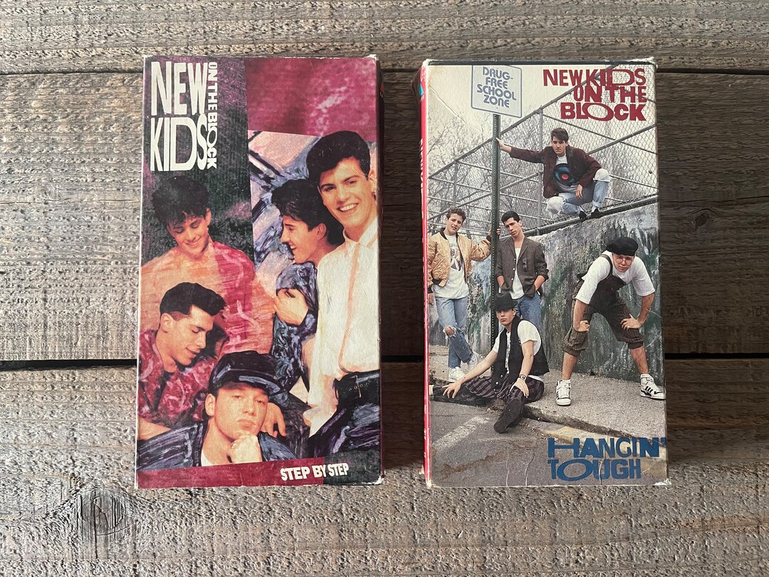 New Kids on the Block VHS Movies // Set of 2 // Hangin' Tough, Step by ...