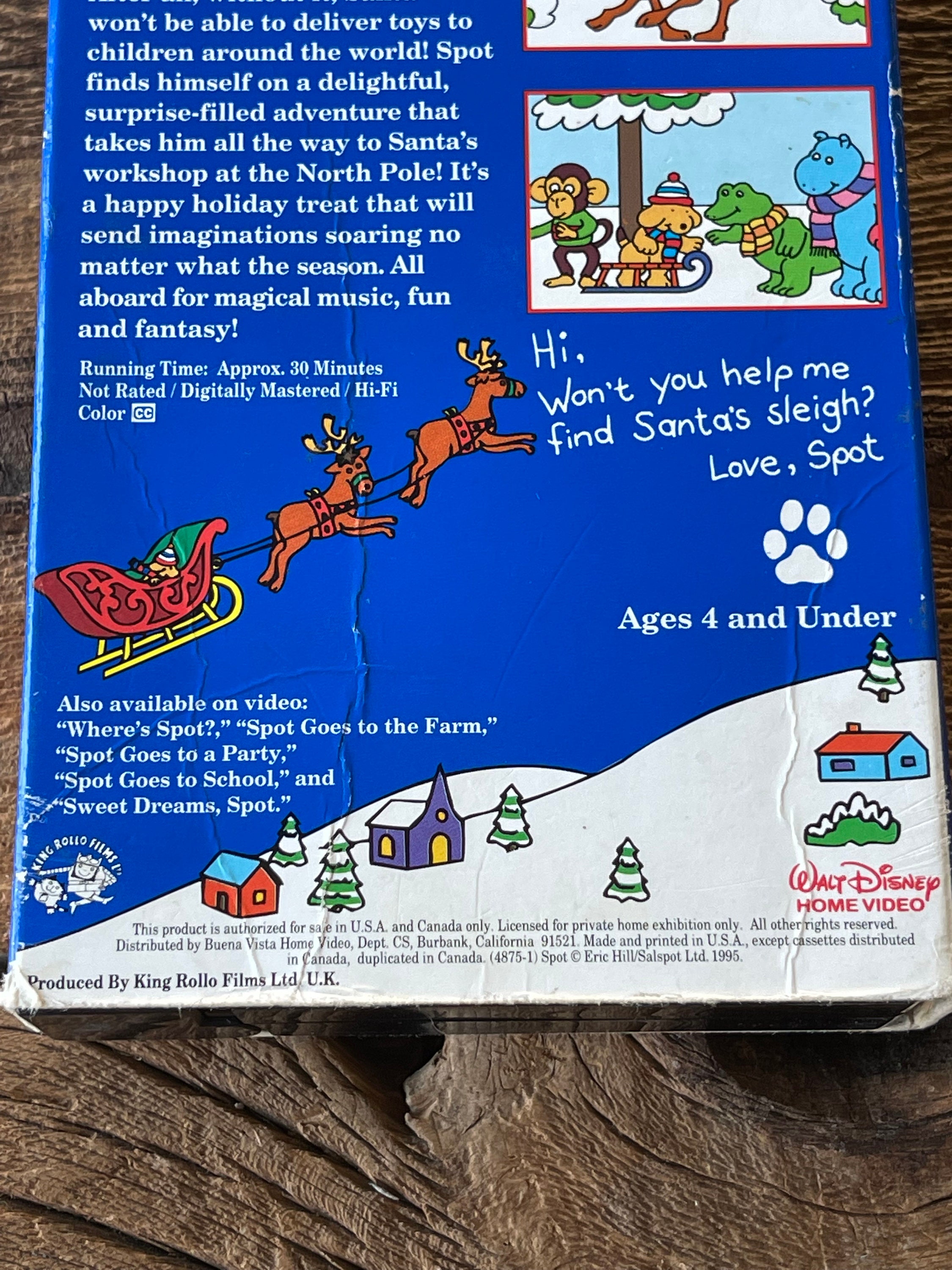 Disney Presents Spot's Magical Christmas Vintage VHS Movie | Etsy