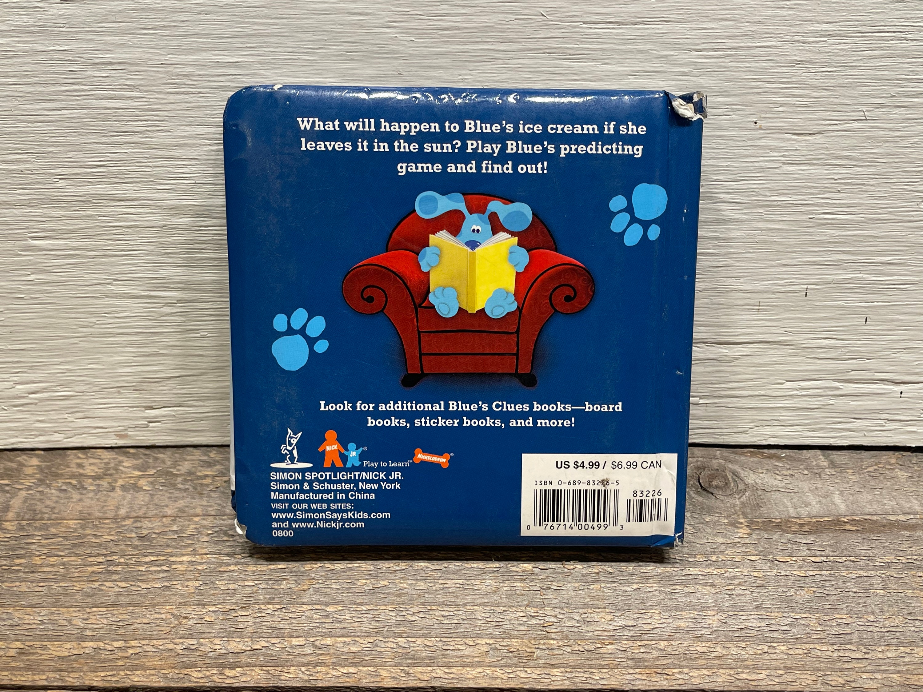 Blue's Clues Board Book // "what's Next" // 2000 - Etsy Canada