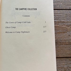 Goosebumps The Campfire Collection R L Stine 2003 Hardcover