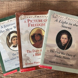 Dear America Diary Books // Sold Individually // Young Adult Historical ...