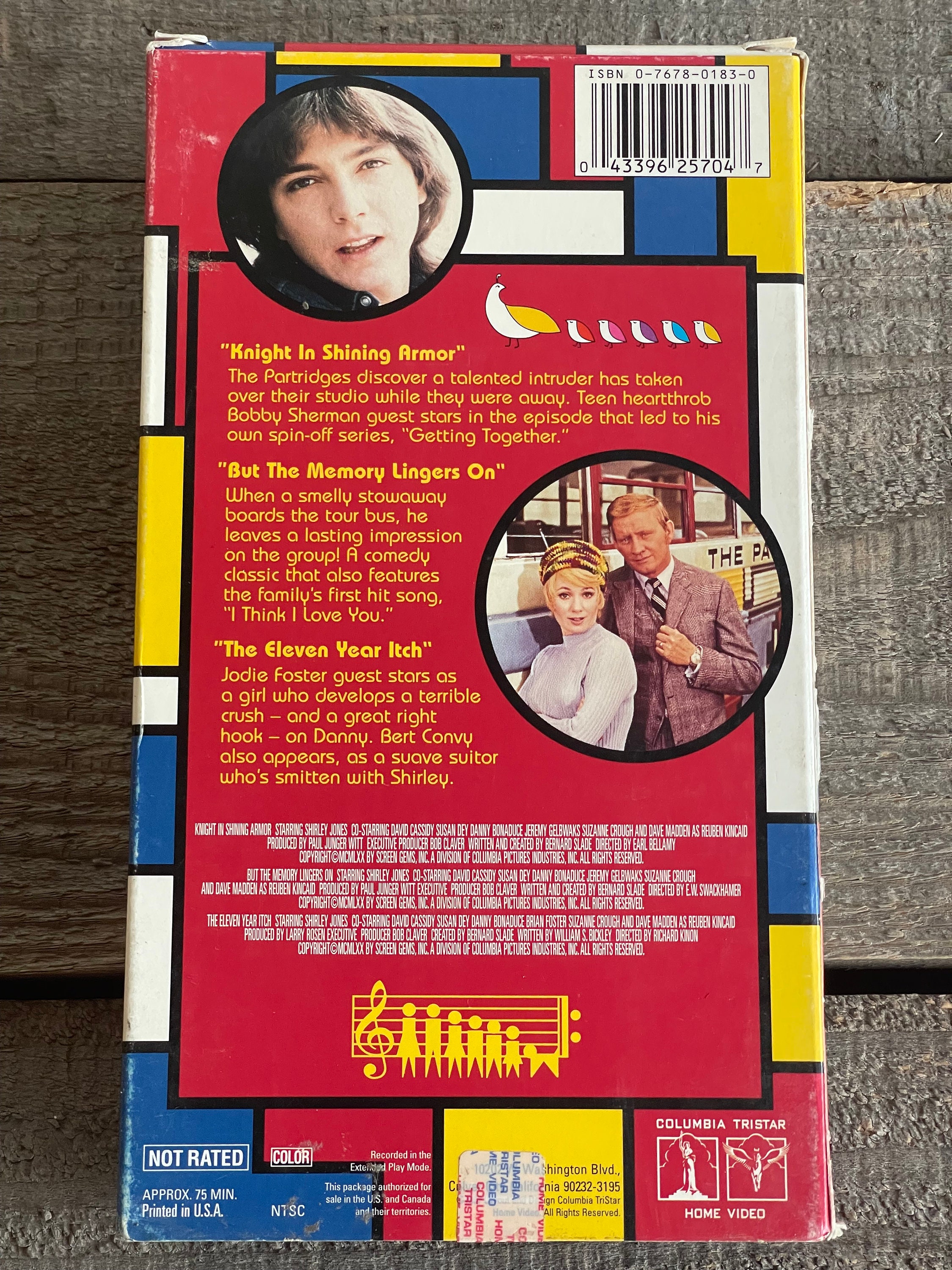 The Partridge Family VHS // Caution: Nervous Mother Driving // Contains ...
