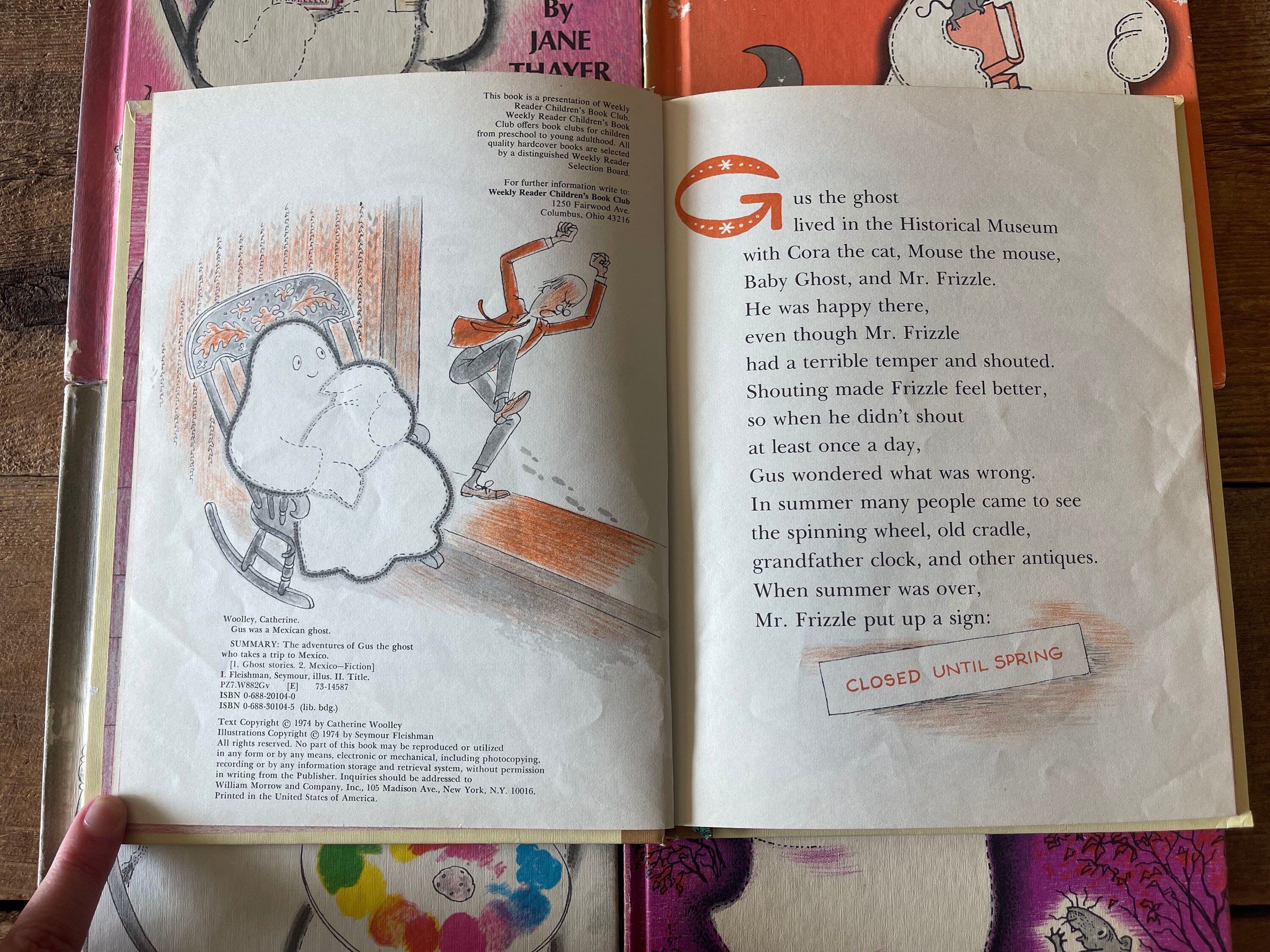Gus the Ghost Books // You Choose // Jane Thayer // Baby, Friendly ...
