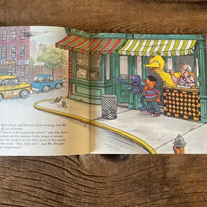 Sesame Street Book, a Visit to the Sesame Street Firehouse Featuring ...