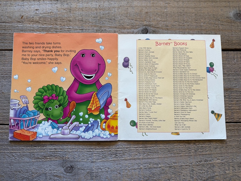 Barney Says, "please and Thank You" Children's Book // 1994 // Stephen ...