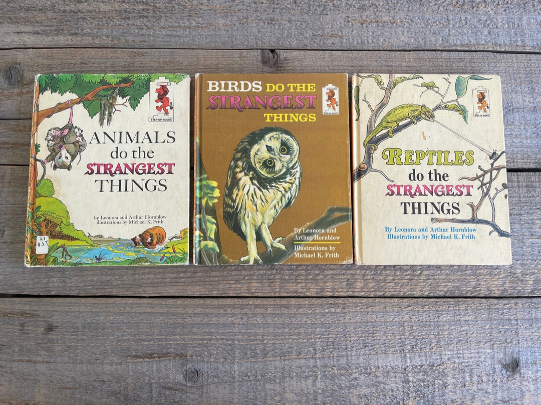 Vintage 'do the Strangest Things' Step-up Book: 1960s Random House - Etsy