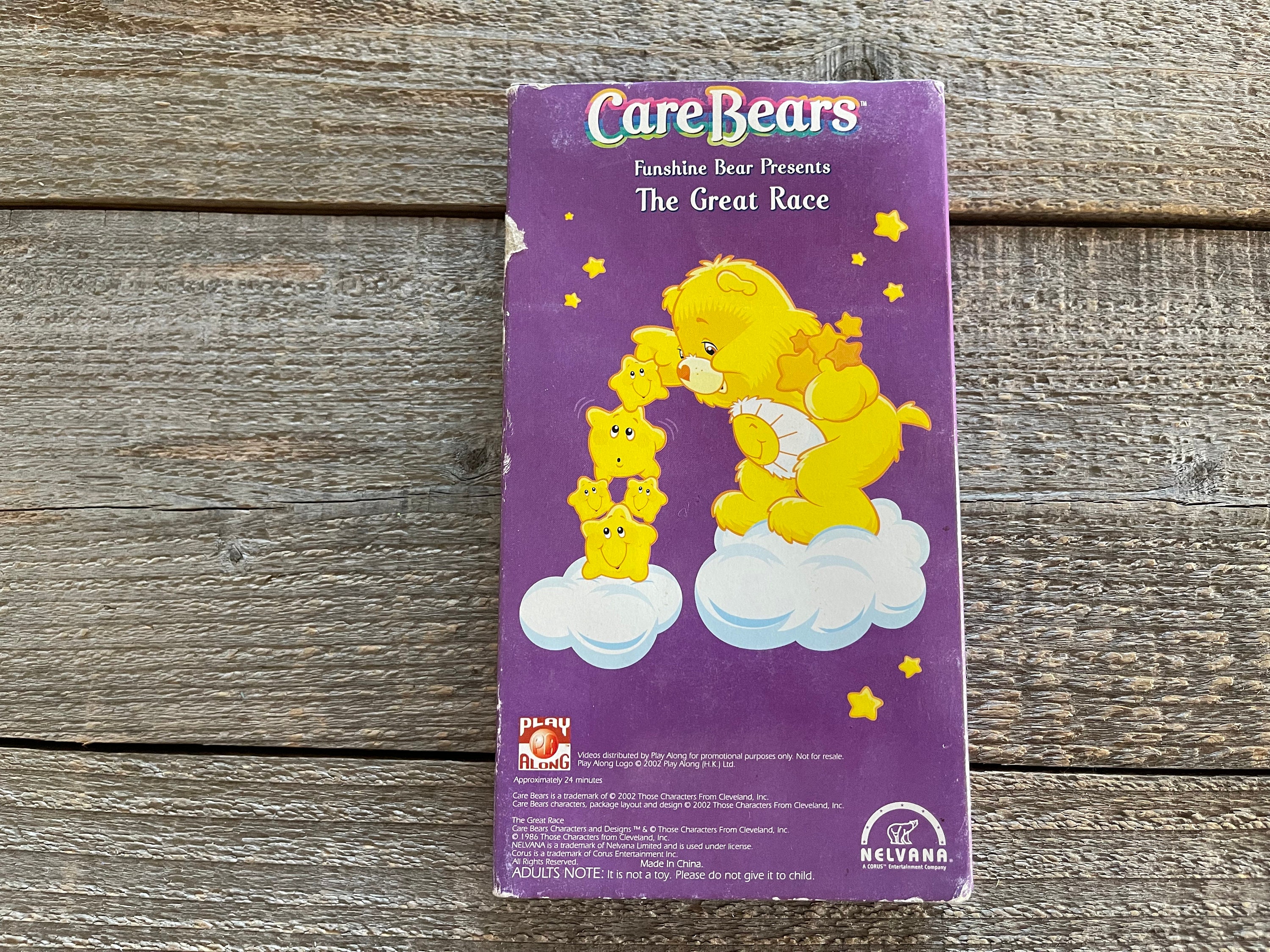 Vintage Care Bears VHS Movie // Funshine Bear Presents the Great Race ...
