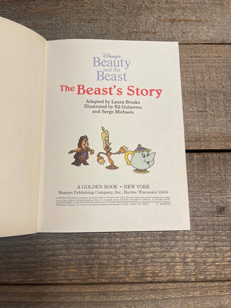 The Beast's Story // Disney's Beauty and the Beast // A Golden Easy ...