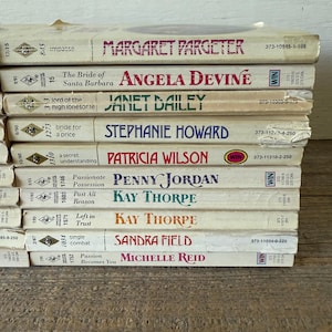 Vintage Harlequin Romance Novels // You Choose // White Covers - Etsy