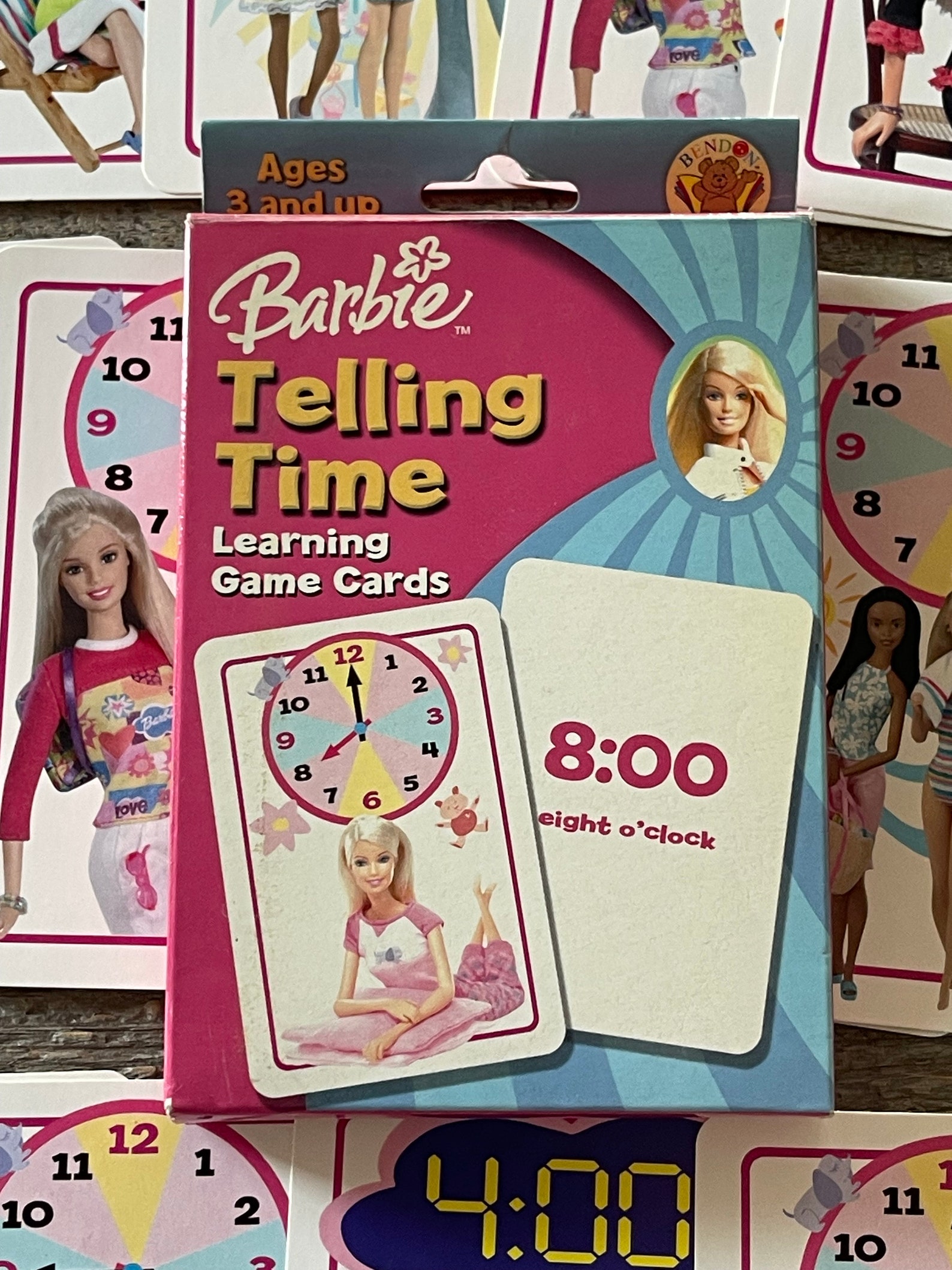 Barbie Telling Time Learning Game Cards // 2004 Mattel // - Etsy Canada