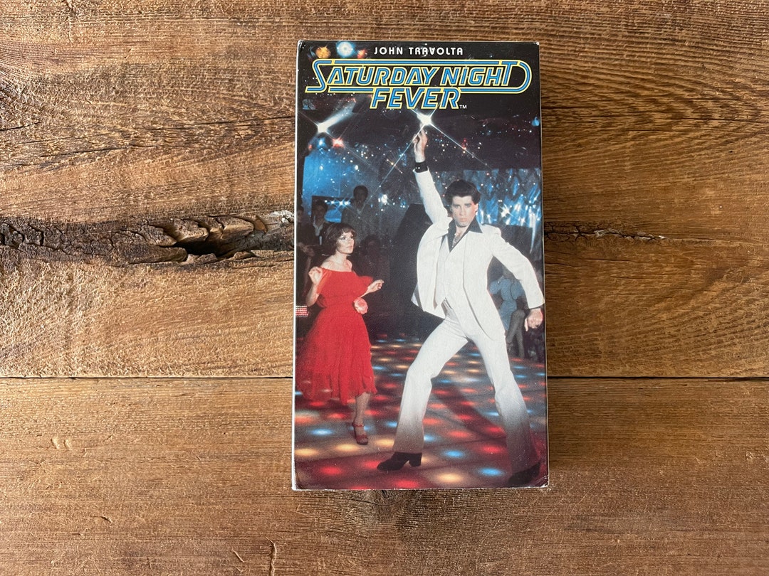 Saturday Night Fever VHS // 1977 // John Travolta // 1994 Copy // Bee ...