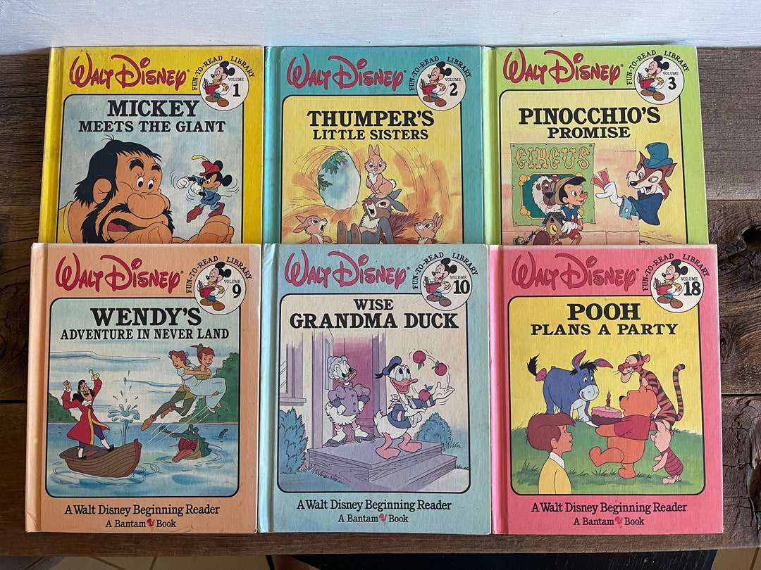 Walt Disney Beginning Reader Books // You Choose // 1980's // Mickey ...