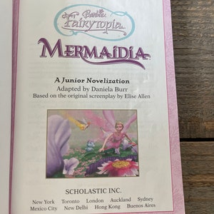 Mermaidia // Barbie Fairytopia Chapter Book // Daniela Burr // First ...