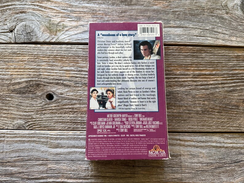 Untamed Heart VHS // 1993 Romance Drama // Christian Slater, Marisa ...