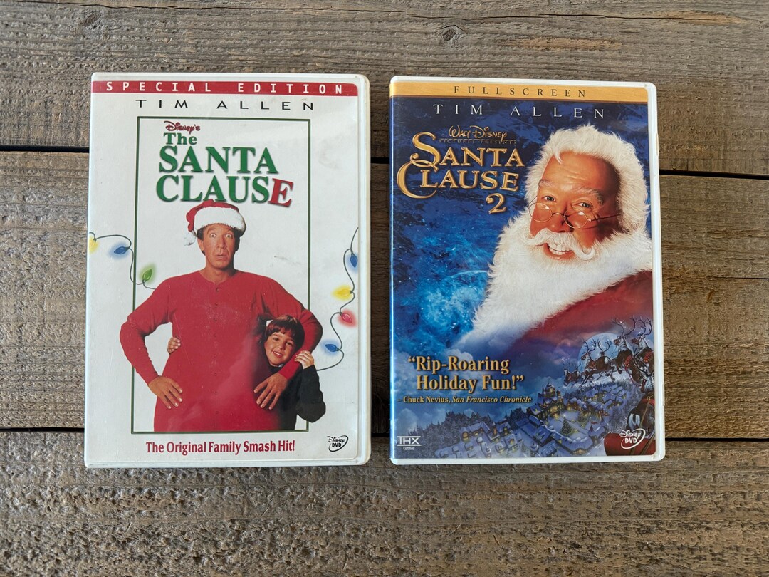 The Santa Clause Dvds // Set of 2 // the Santa Clause & the Santa ...