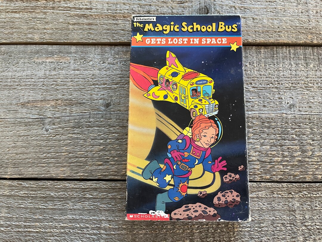 VHS the Magic School Bus Gets Lost in Space // 1995 Scholastic Movie ...