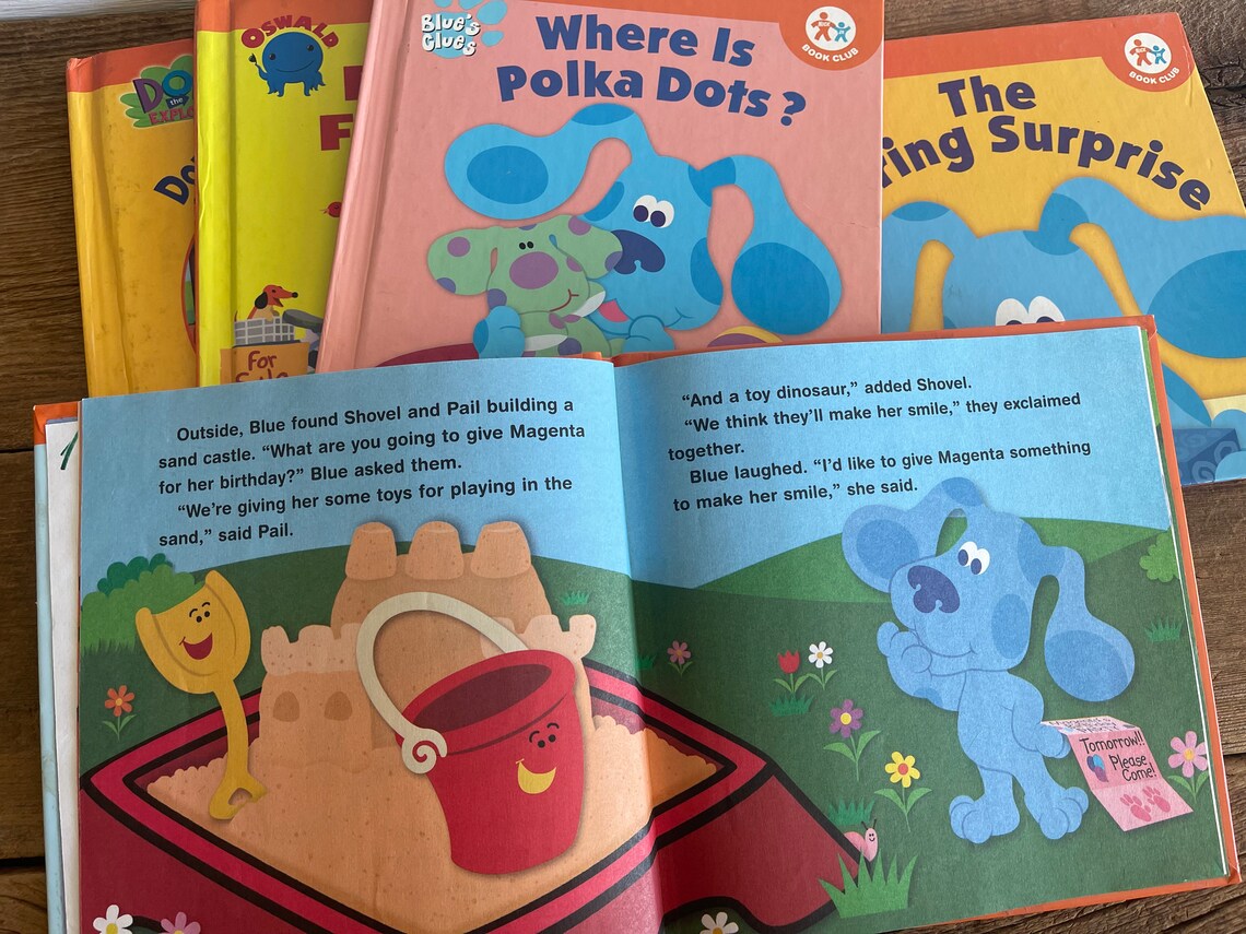 Nick Jr Book Club Books // You Choose // Nickelodeon Shows // - Etsy Canada