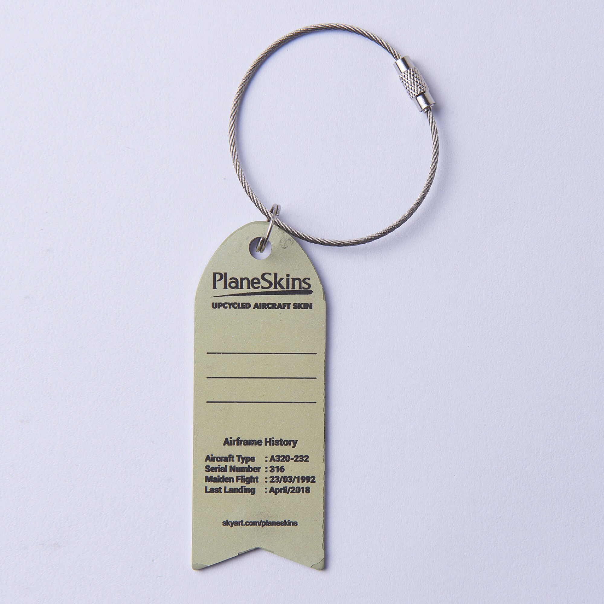 Genuine Aircraft Skin Key Tag Blue A320 - Etsy