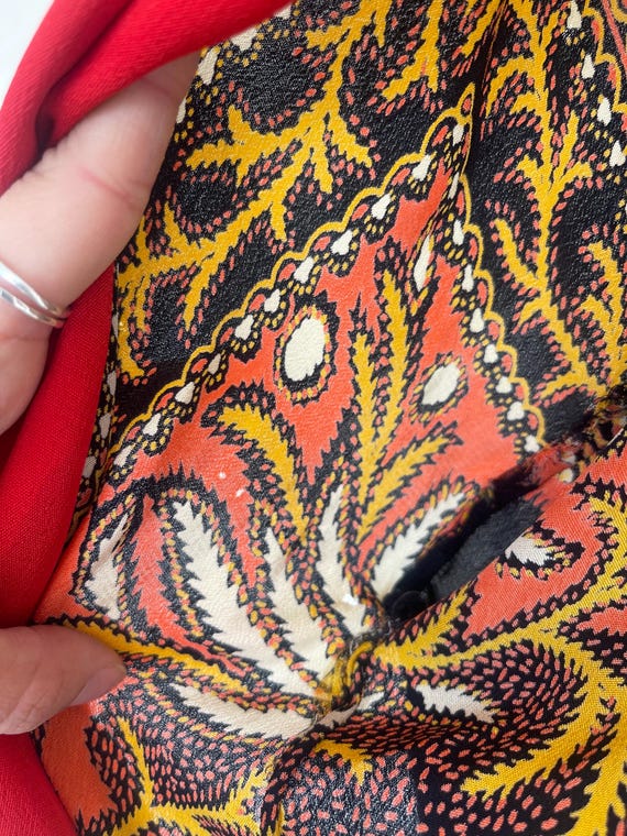 1920s Art Deco Silk Robe - Gem