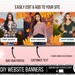 Canva Fall Web Banners Feminine Website Banner Set Website - Etsy