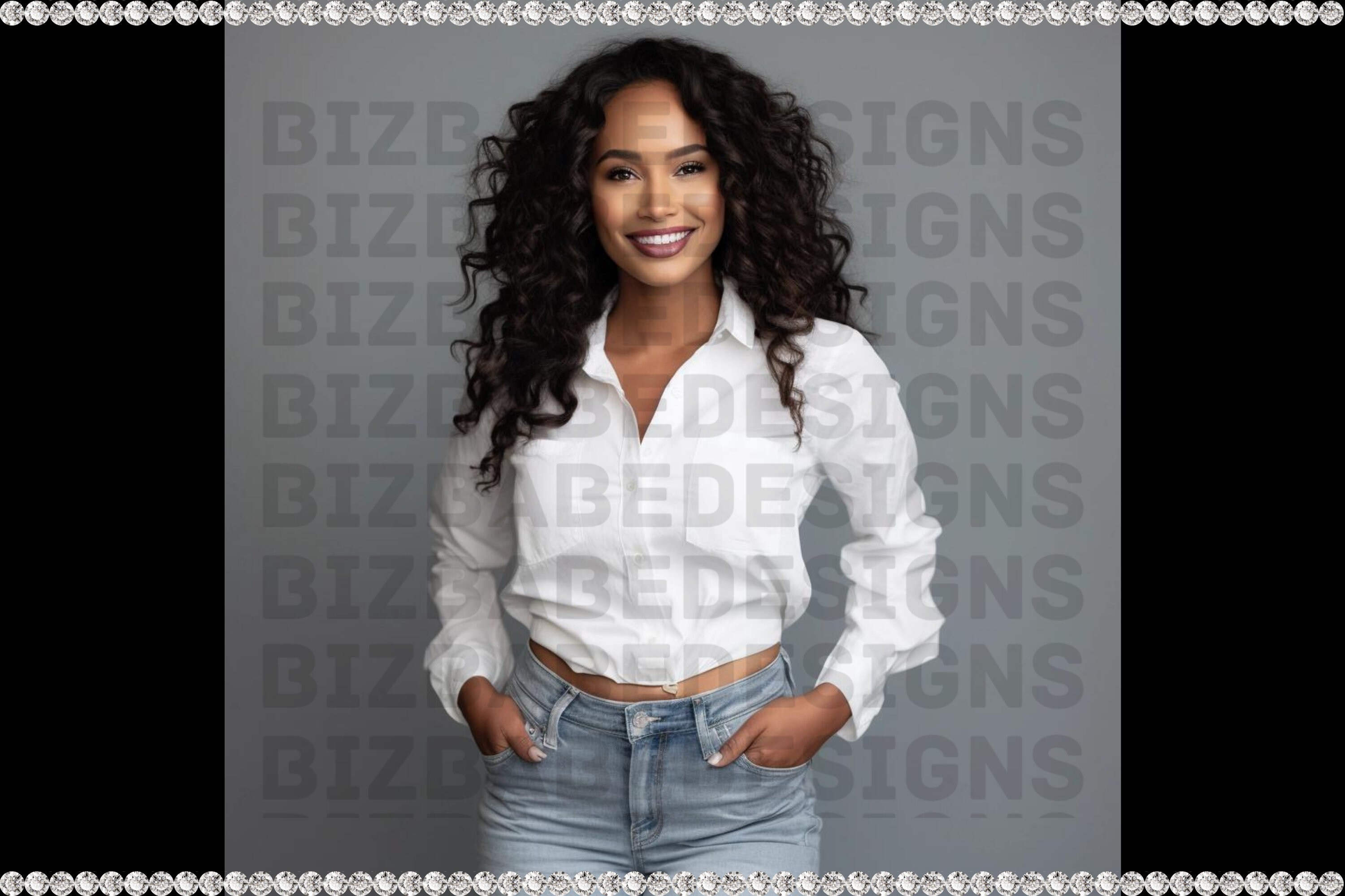 Ai Baddies 35 Beauty Stock Images for Business Branding, Luxury Hair ...