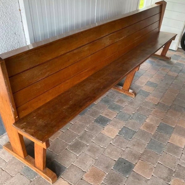 Antique Church Pew - Etsy