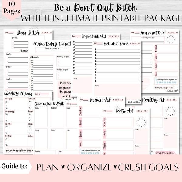 Explicit Calendar - Etsy