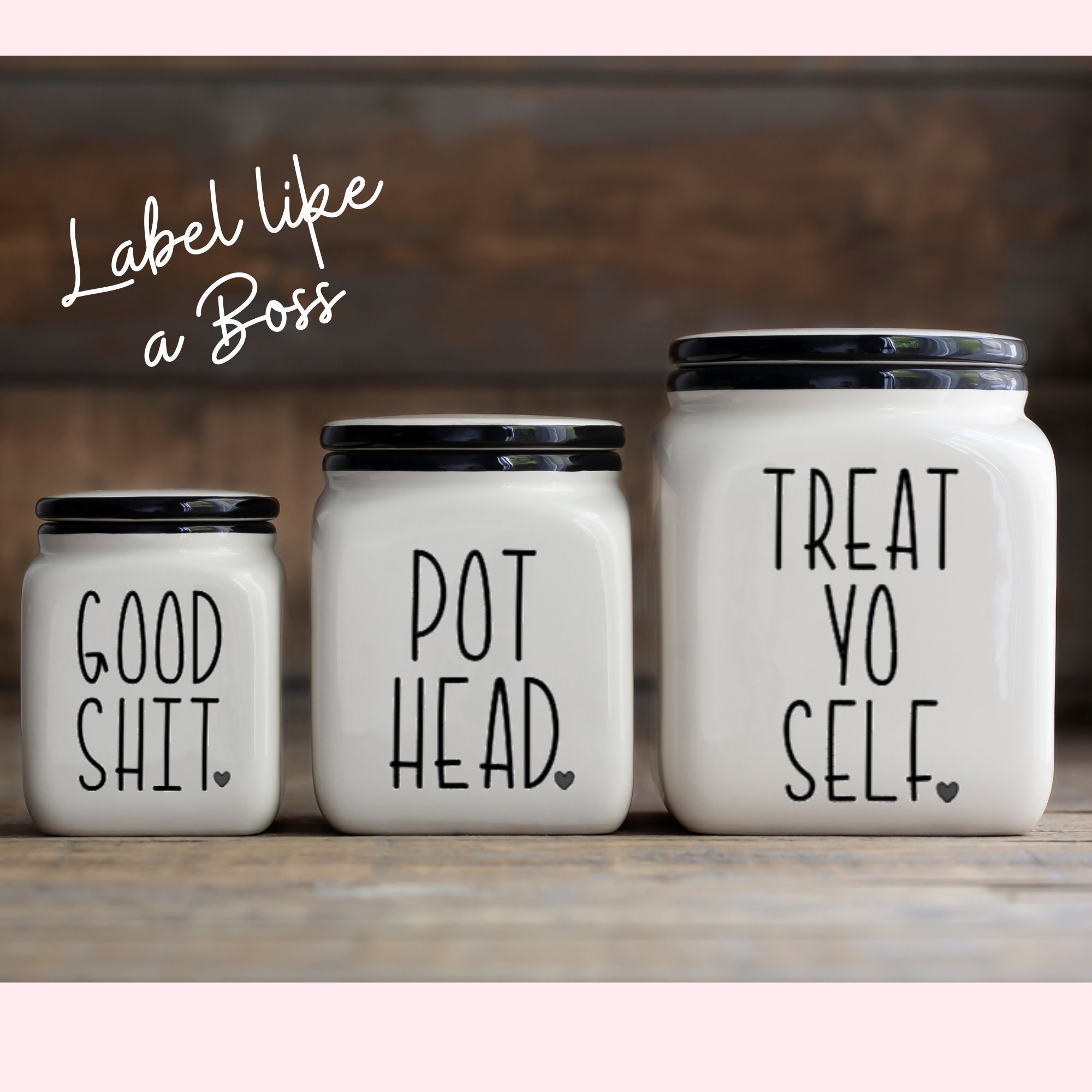 Custom Kitchen/canister Labels - Etsy
