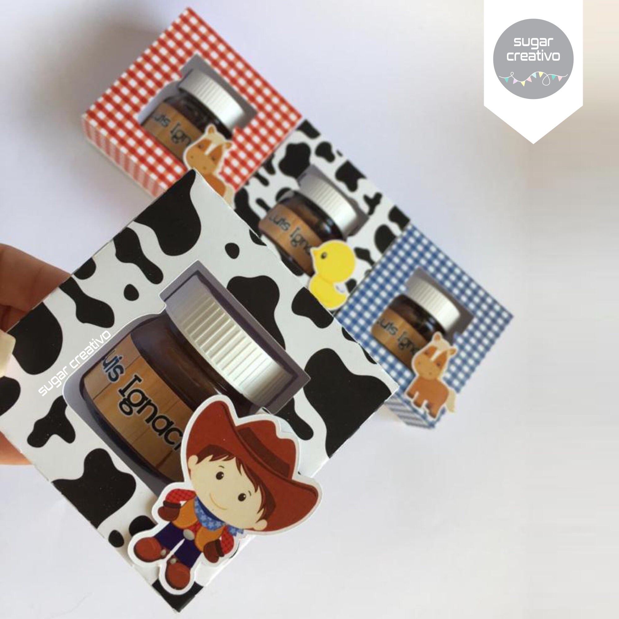 Mini Nutella Box Template